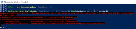 Common Bitlocker Errors 4sysops