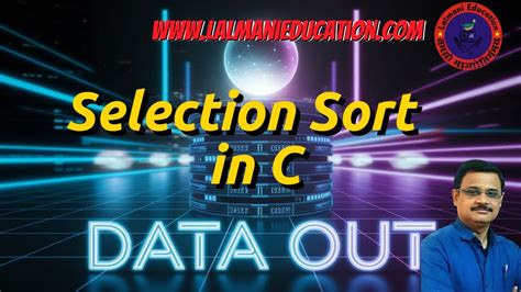 I Built A Selection Sort Program In C Then I Tried Using It Youtube