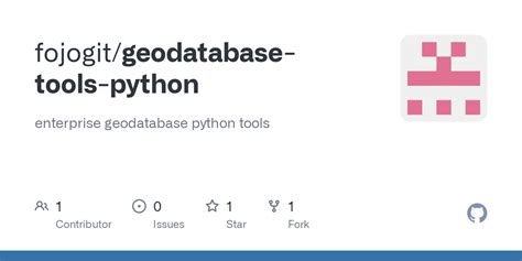 GitHub Fojogit Geodatabase Tools Python Enterprise Geodatabase Python Tools