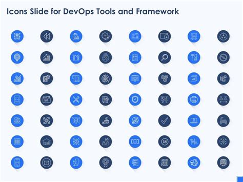 Icons Slide For DevOps Tools And Framework Ppt Ideas Presentation Graphics Presentation