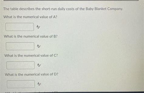 Solved Total Cost Average Average Average Marginal Fixed