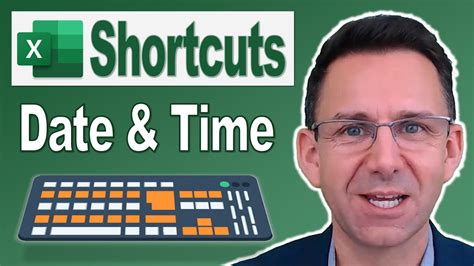 excel shortcut keys how to quickly enter date and time in one step