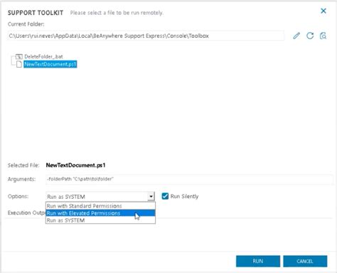Access The Support Toolkit During A Support Session