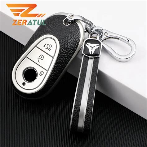 가죽 Tpu 자동차 원격 키 커버 케이스 홀더 자동 키 체인 메르세데스 벤츠 C S 클래스 W223 W206 S350l S400l S450l S500l 2021