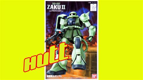 Сборные модели. Gundam. Zaku II MS-06F (BANDAI) - YouTube
