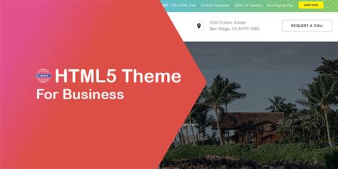 Free Html5 Business Theme With Jquery Slider