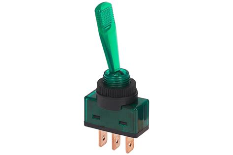 Maplin Spst Illuminated Toggle Switch Green Maplin Electronics