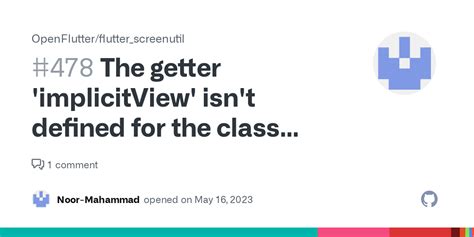 The Getter Implicitview Isn T Defined For The Class Platformdispatcher Issue