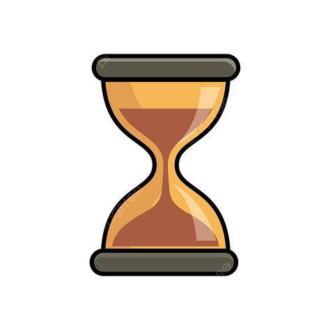 Hourglass Vector Illustration Isolated On White Background Hourglass