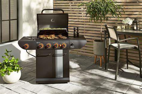 Master Chef Grill Turismo 4 Burner Convertible Bbq With Side Burner Canadian Tire