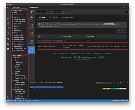 Platformio Vscode