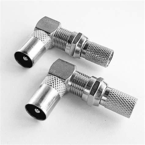 Угловой ТВ штекер Папа F разъем Cadena резьбовой для кабеля Rg6 Коннектор на коаксиальный