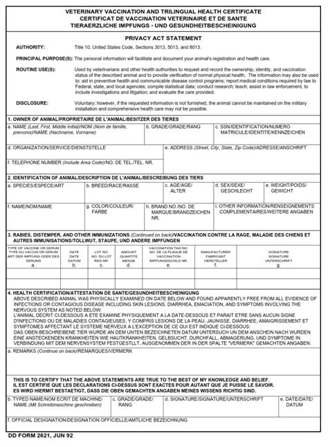 Dd Form 2551 Legal Forms Printable