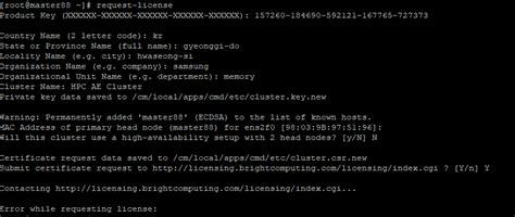 Creating Kubernetes Cluster On Bcm Exception Version Of The Local