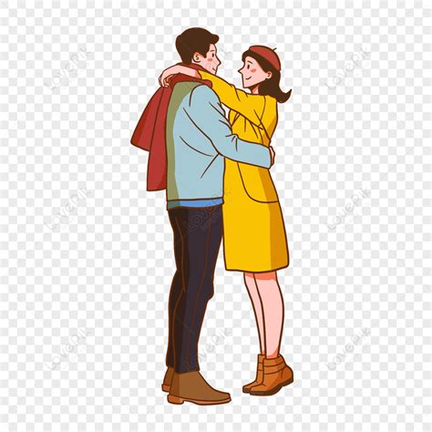달콤한 포옹 커플 Png 일러스트 무료 다운로드 Lovepik
