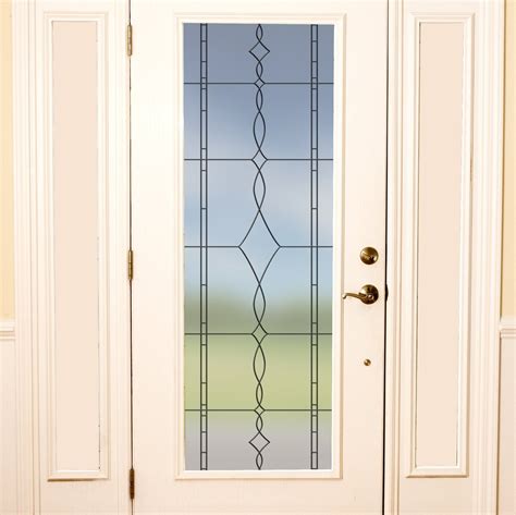 Allure Leaded Glass Privacy Window Film Static Cling Window Film
