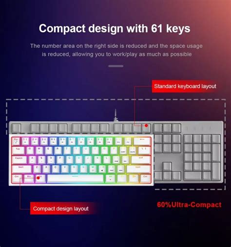 Redragon K617 Fizz Mechanical Keyboard USB Wired Linear Red Switches ...