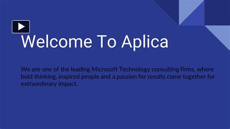 Ppt Welcome To Aplica Powerpoint Presentation Free To Download Id