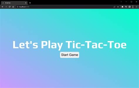 Github Amey Thakurtic Tac Toe Angular Framework A Simple Tictactoe