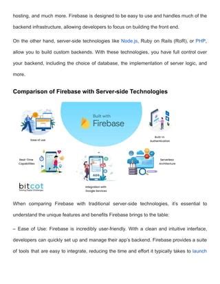 Leveraging Firebase For Your App Development When And Why To Choose