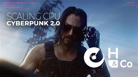 test scaling cpu pour cyberpunk2077 v 2 0 hardware and co