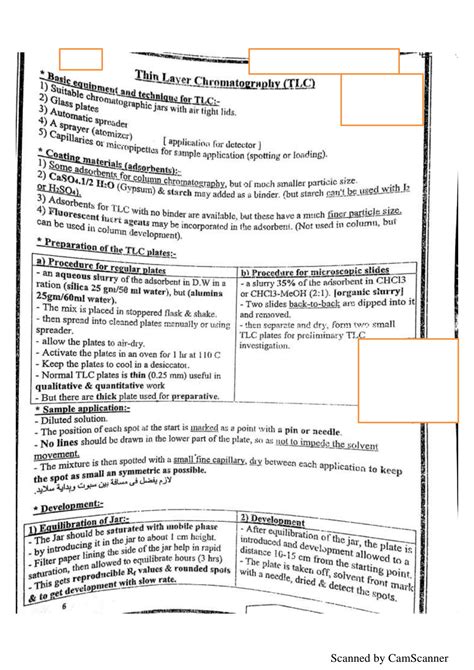 SOLUTION Thin Layer Chromatography Studypool