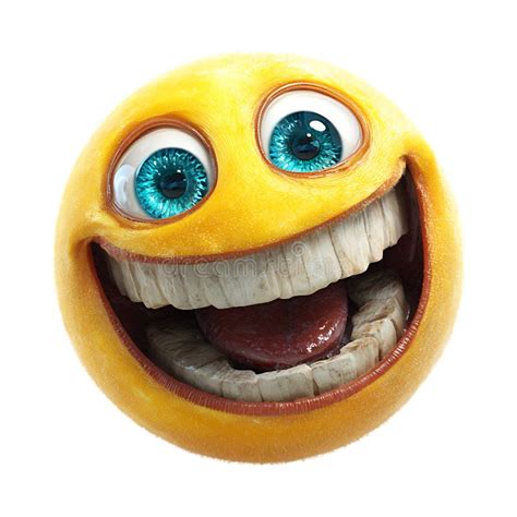 Cartoon Smiley Face With Teeth 49800 Cartoon Smile Teeth Stock
