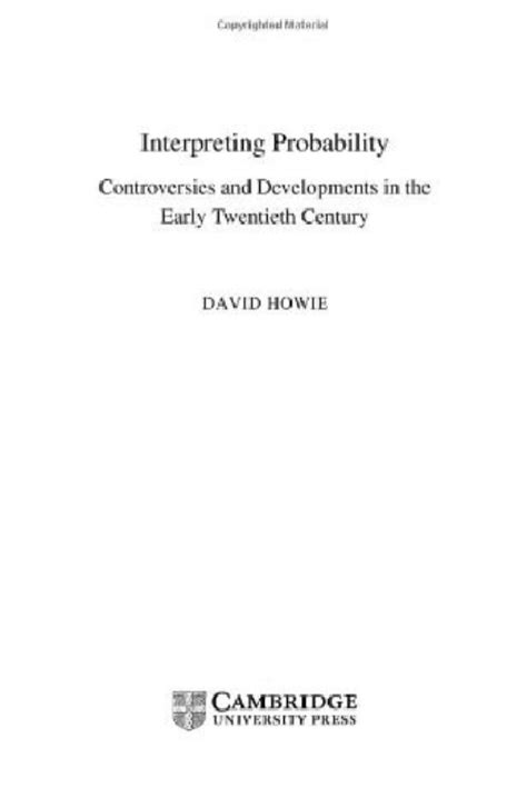 Interpreting Probability百度百科