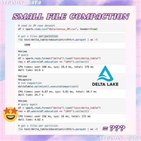 Delta Lake On Linkedin Parquet Csv Deltalake Pyspark Parquet Opensource Oss 15 Comments