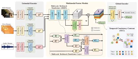Multi Scale Bottleneck Transformer For Weakly Supervised Multimodal