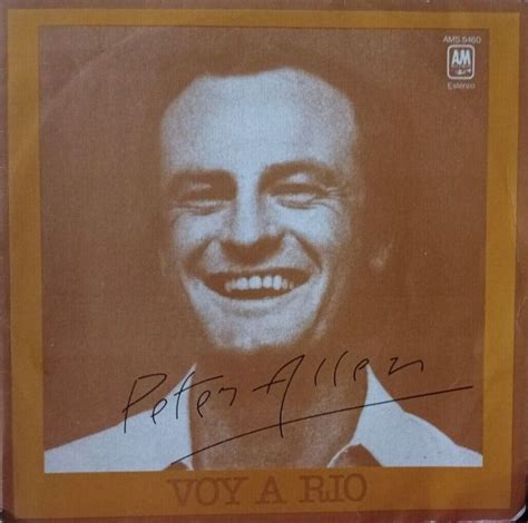 Peter Allen Voy A Rio Single Peter Allen Rio Peter