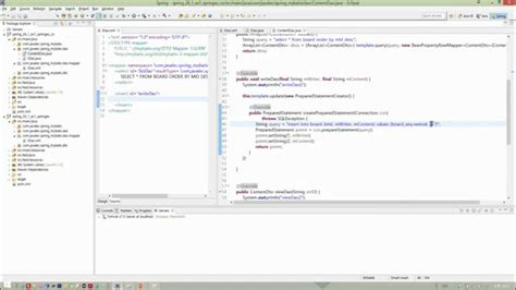 신입sw인력을 위한 실전 자바java 스프링spring 동영상과정 제 30강 Mybatis Iii Youtube