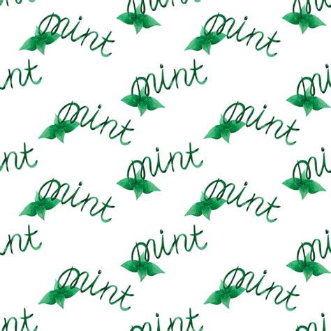 Seamless Mint Pattern Images Free Download On Freepik