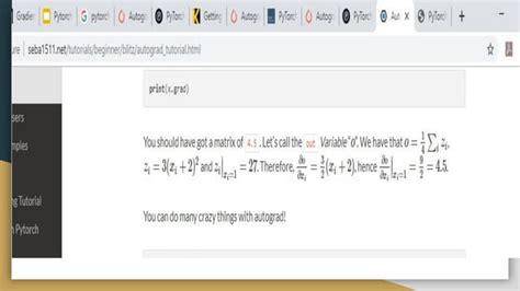 Pytorch Auto Grad Ppt