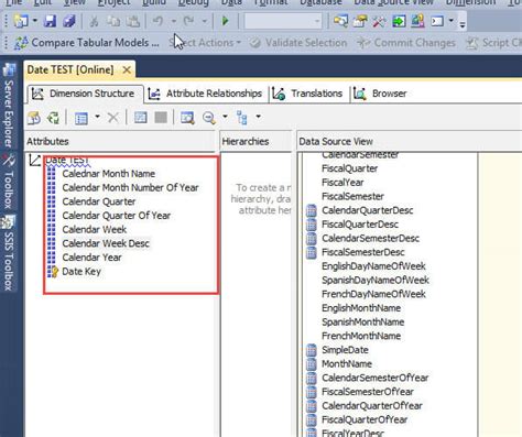 ssas attribute relationships