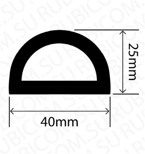 Заказать профиль резиновый rchd40x25w д-образный по цене производителя.