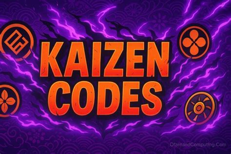 Roblox Kaizen Codes October 2025 24 New Active Codes
