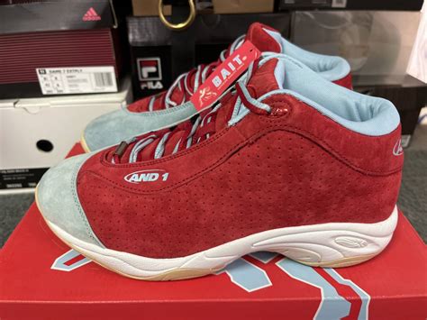yahoo オークション and1 × bait blue apple taichi mid 27センチ