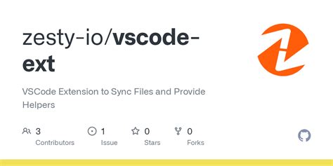 Github Zesty Io Vscode Ext Vscode Extension To Sync Files And Provide Helpers