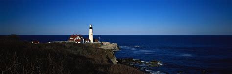 배경 화면 경치 바다 만 저녁 탑 연안 등대 수평선 곶 황혼 새벽 대양 3750x1200px