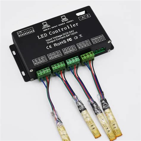 12 Channel LED DMX512 1990 Constant Decoder 5VDC To 24VDC