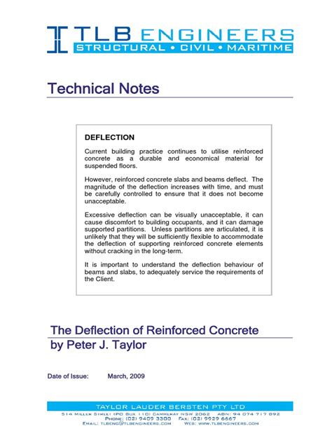 Pdf Deflection Of Reinforced Concrete Dokumen Tips