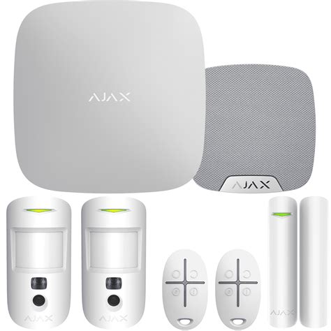 Ajax Hub Plus Cam Kit With Key Fobs
