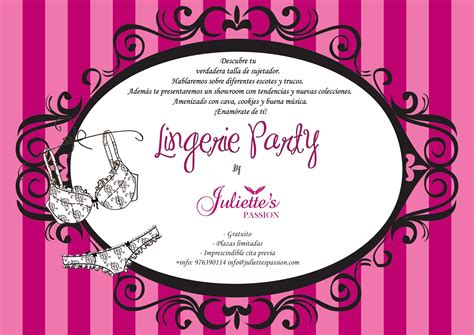 Juliettes Passion Lingerie Party By Juliettes Passion