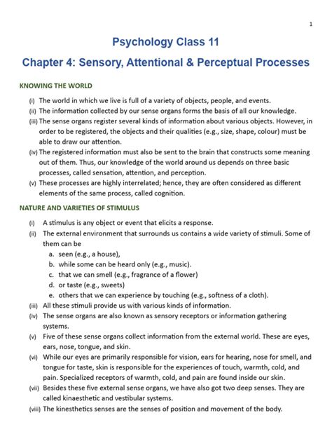 Psy Ch 4 Notes Pdf