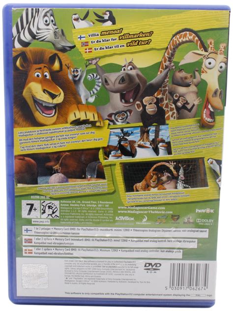 Madagaskar 2 (PS2) – RetroSpil.net