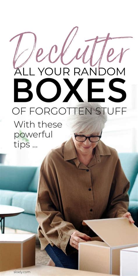 Declutter Boxes In Basements And Attics Declutter Decluttering