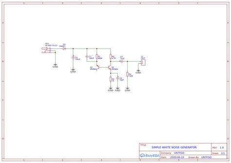 SIMPLE WHITE NOISE GENERATOR OSHWLab