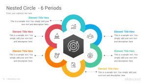 Circle Nested Infographics PowerPoint Template Diagrams SlideSalad