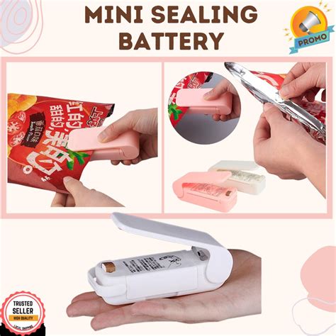 Mini Seal Plastik Packing Jajan Portable Mini Heat Sealing Machine Impulse Food Storage Sealer